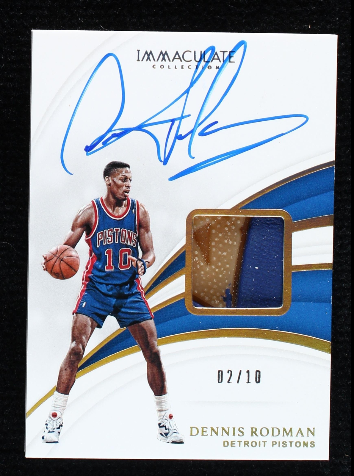 2018-19 Panini Immaculate Collection - Sneaker Swatch Signatures Gold # ...