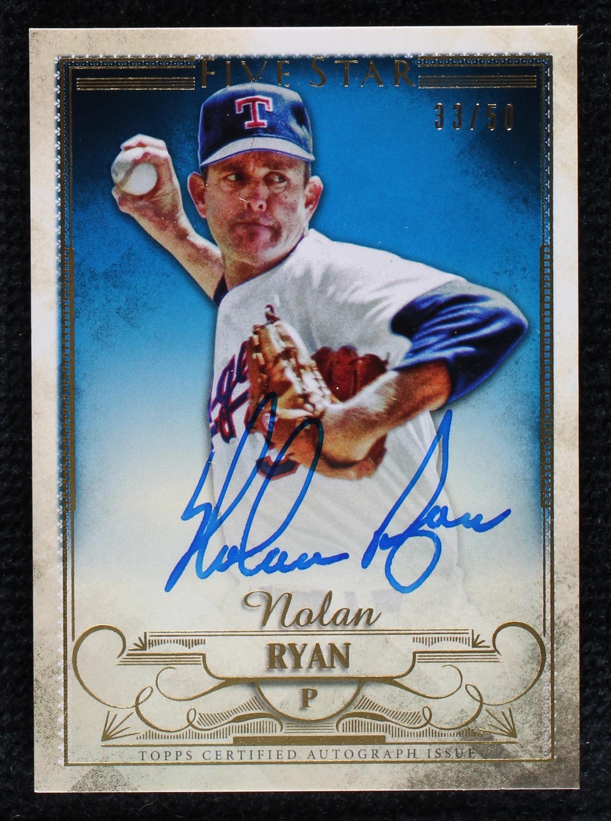 2016 Topps Five Star - Gold #FSA-NR Nolan Ryan /50 (AU) for sale online ...