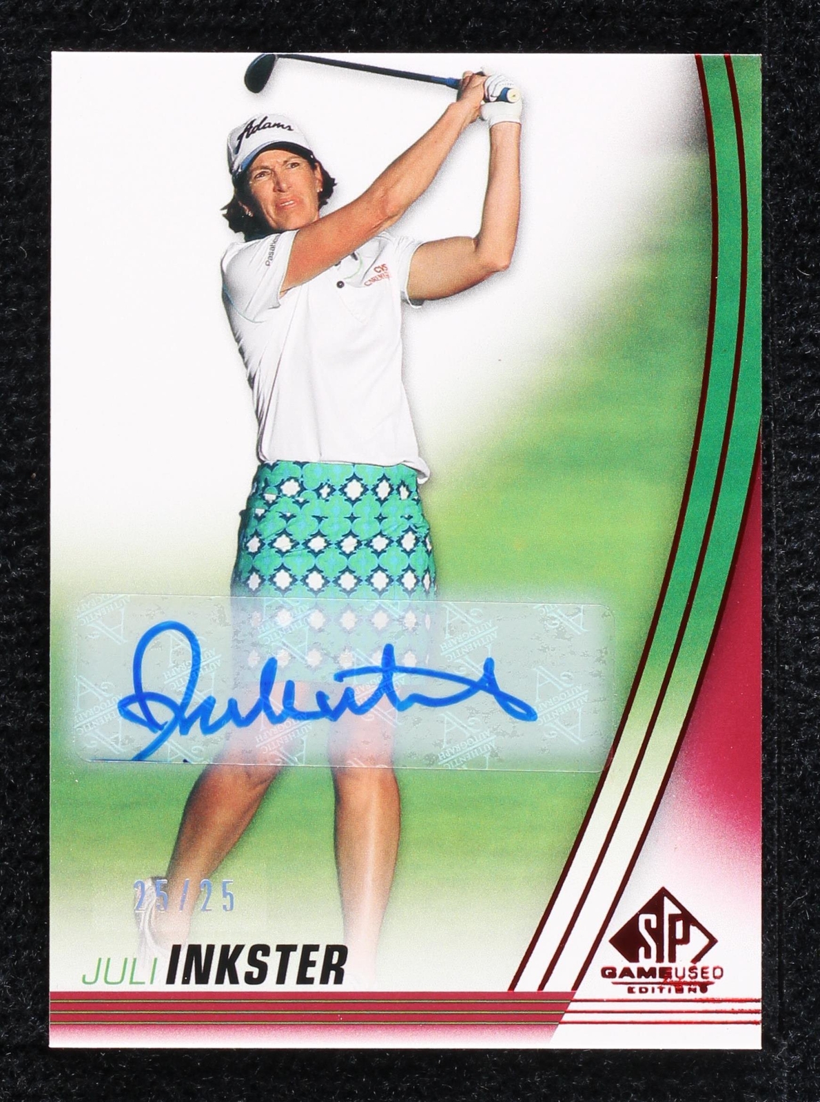 2021 SP Game Used - Red Autographs #6 Juli Inkster /25 (AU) for sale ...