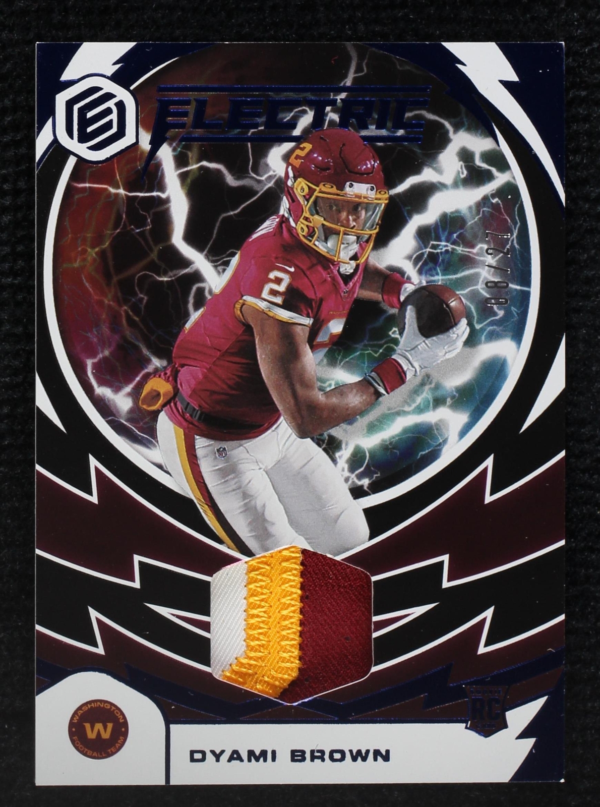 2021 Panini Elements - Electric Cobalt #ELE-DBR Dyami Brown /27 (MEM ...