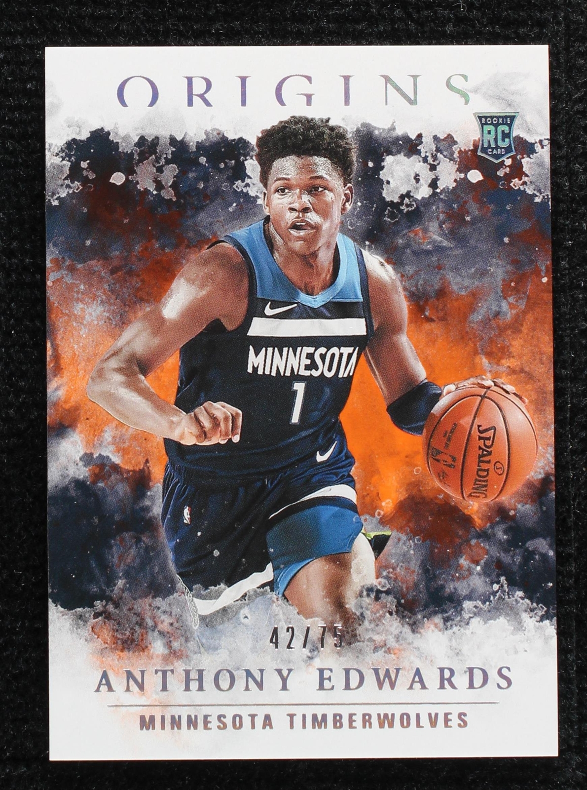 2020-21 Panini Origins - Orange #71 Anthony Edwards /75 (RC) for sale ...