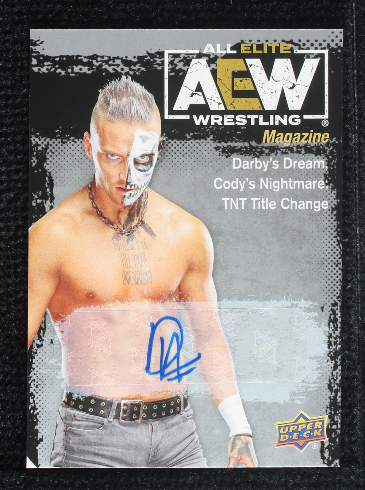 2021 Upper Deck AEW All Elite Wrestling - AEW Magazine Autographs #87 Darby Allin (AU, RC) for ...