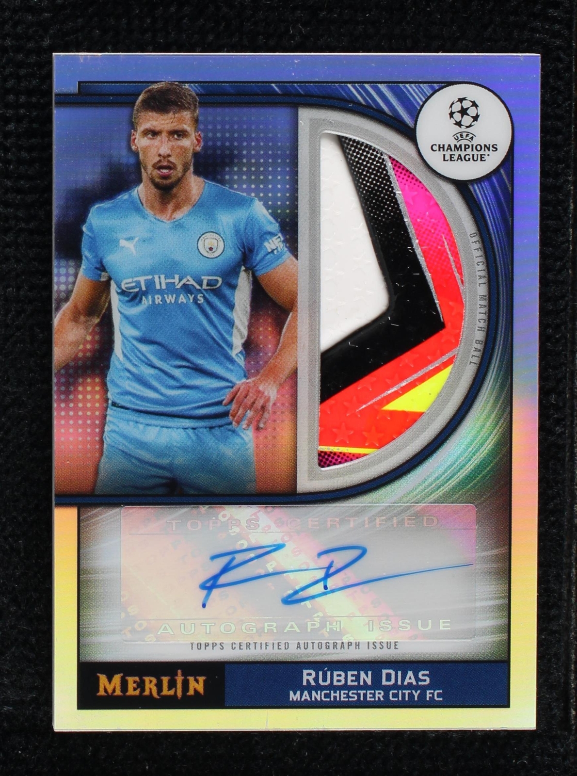 2021-22 Topps Merlin Collection Chrome UCL - Merlin's Match Ball ...