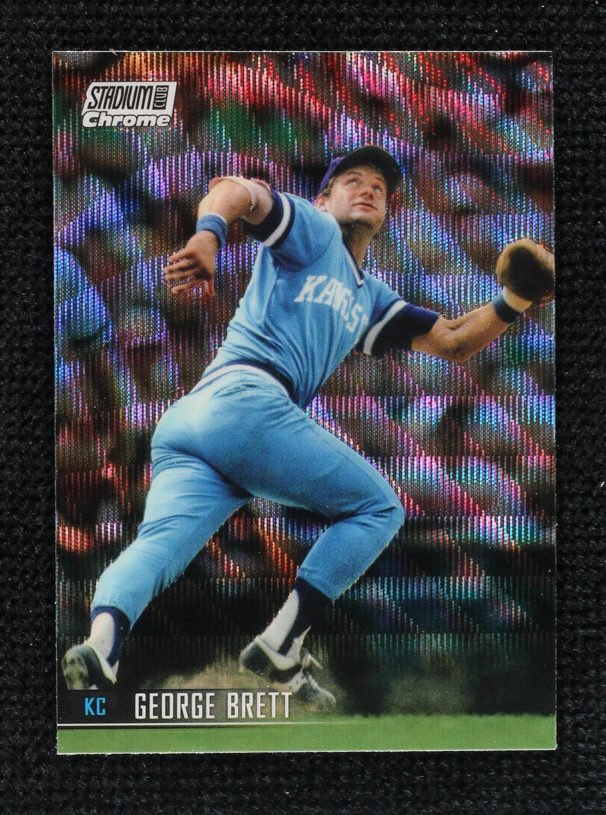 2021 Topps Stadium Club Chrome - Wave Refractor #123 George Brett for ...