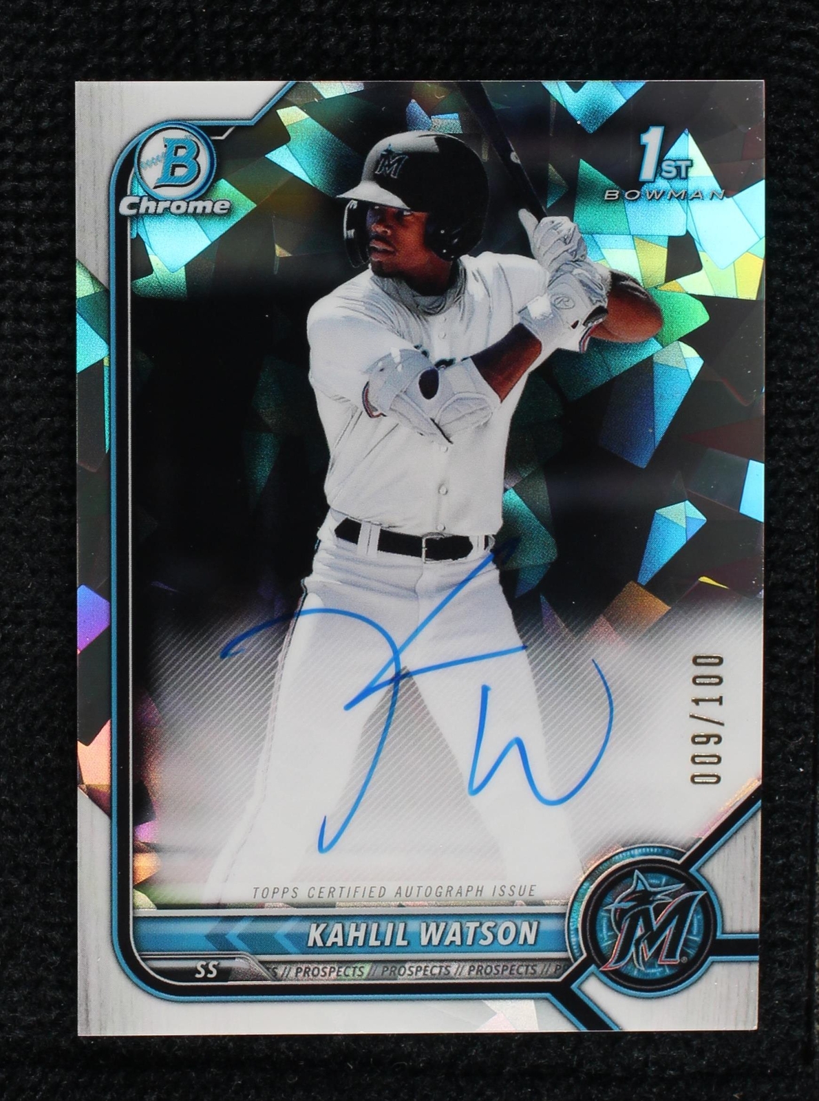 2022 Bowman - Chrome Prospect Autographs Atomic Refractor #CPA-KW ...