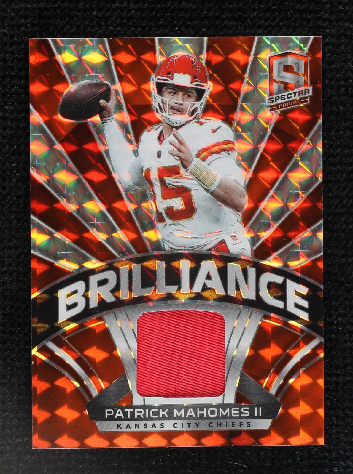 2021 Panini Spectra - Brilliance Neon Orange #B-PM Patrick Mahomes II ...