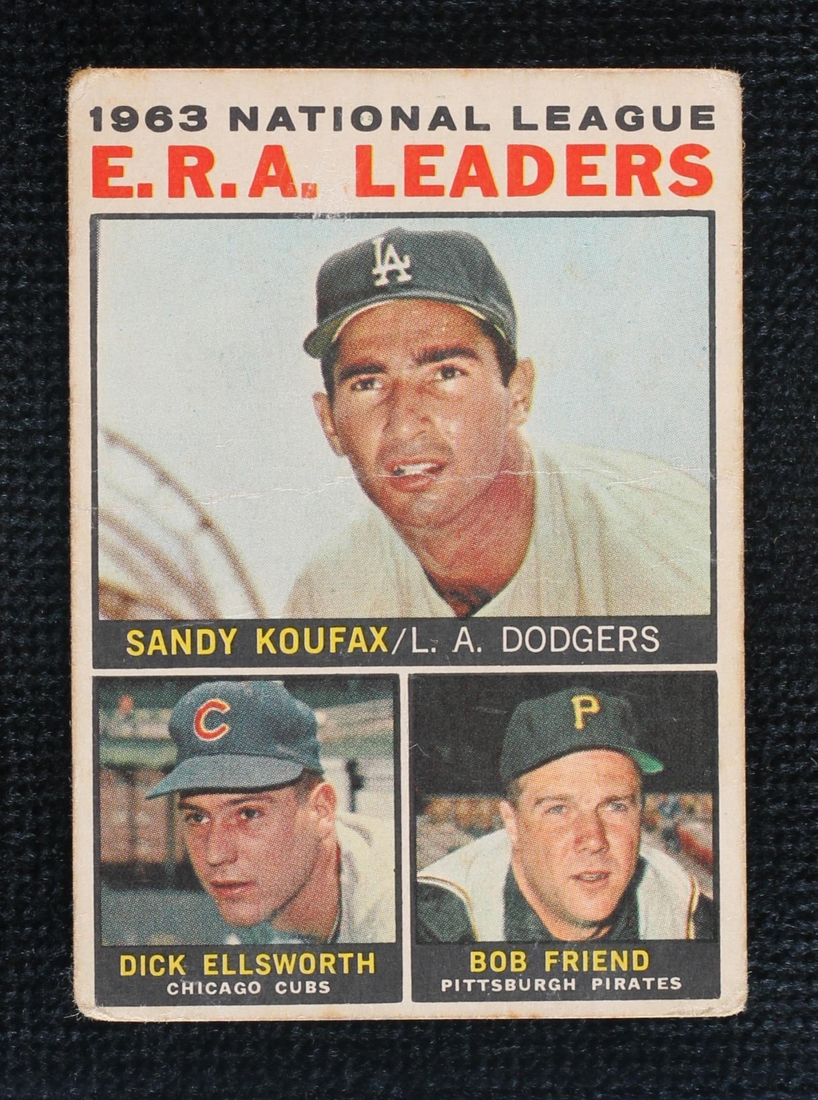 1964 Topps - League Leaders Venezuelan Sandy Koufax, Dick Ellsworth ...