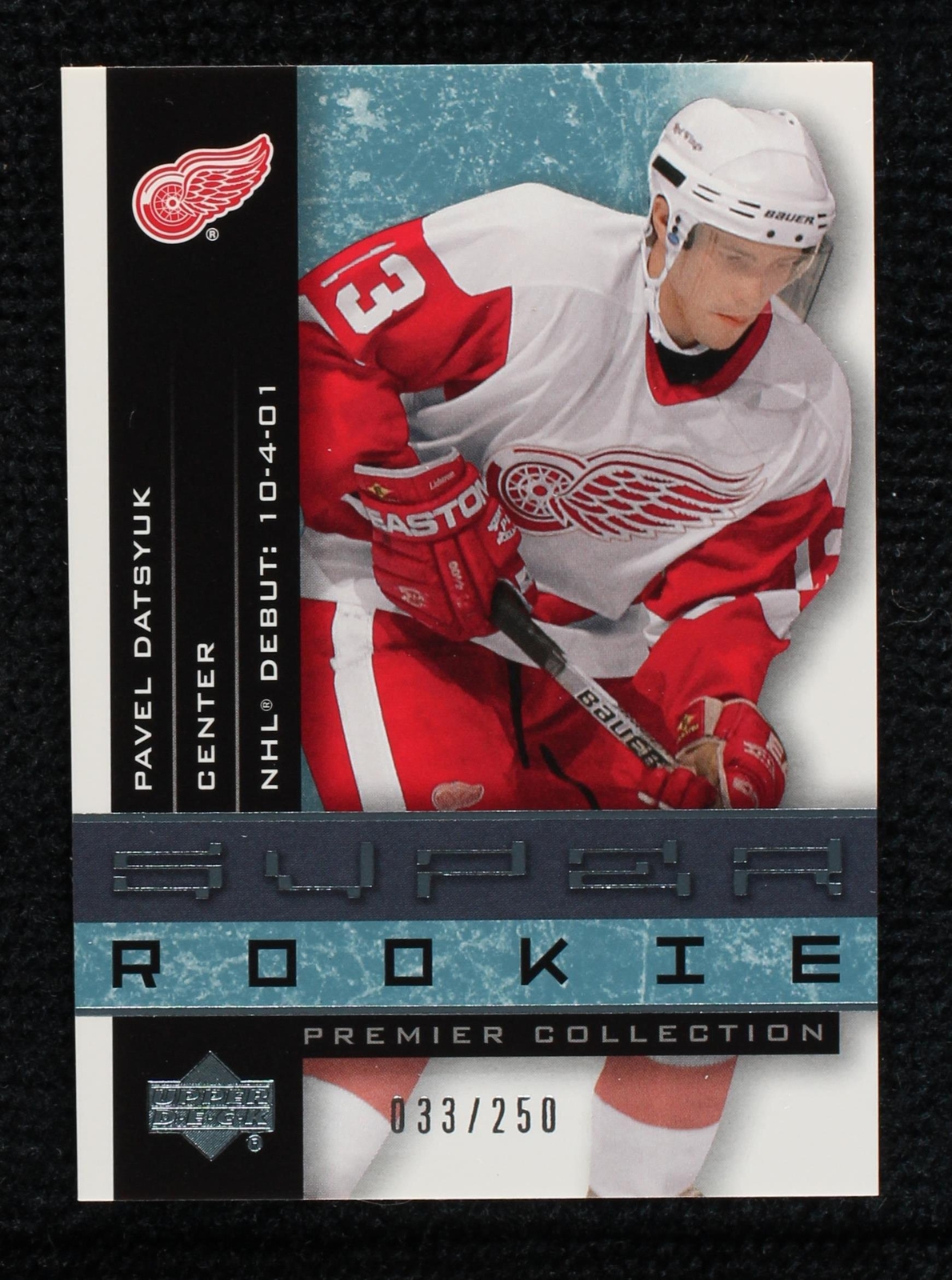 2001-02 Upper Deck Premier Collection - #95 Pavel Datsyuk /250 (RC) for ...