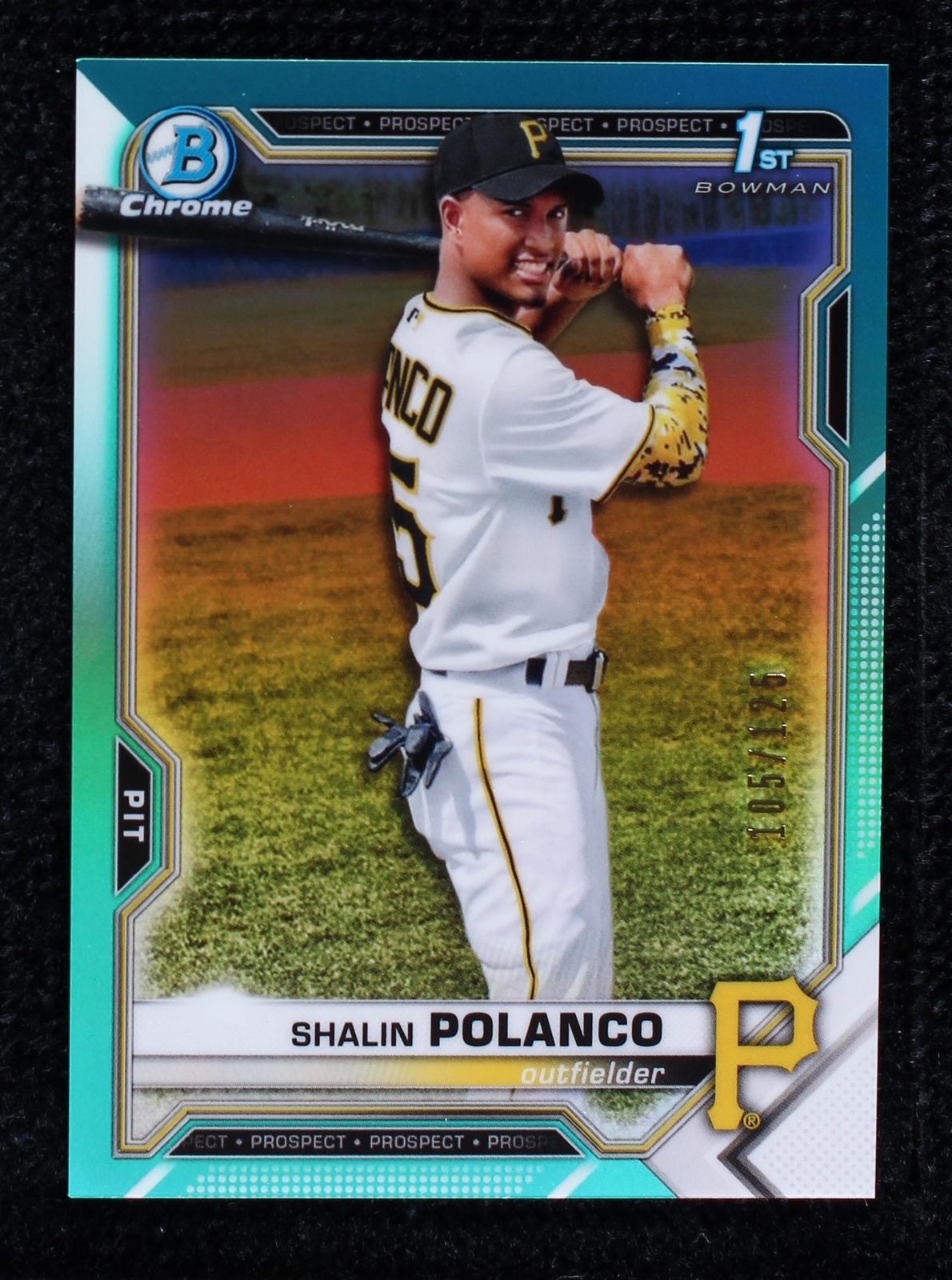 2021 Bowman Chrome - Prospects Aqua Refractor #BCP-222 Shalin Polanco /125 (RC) for sale online ...