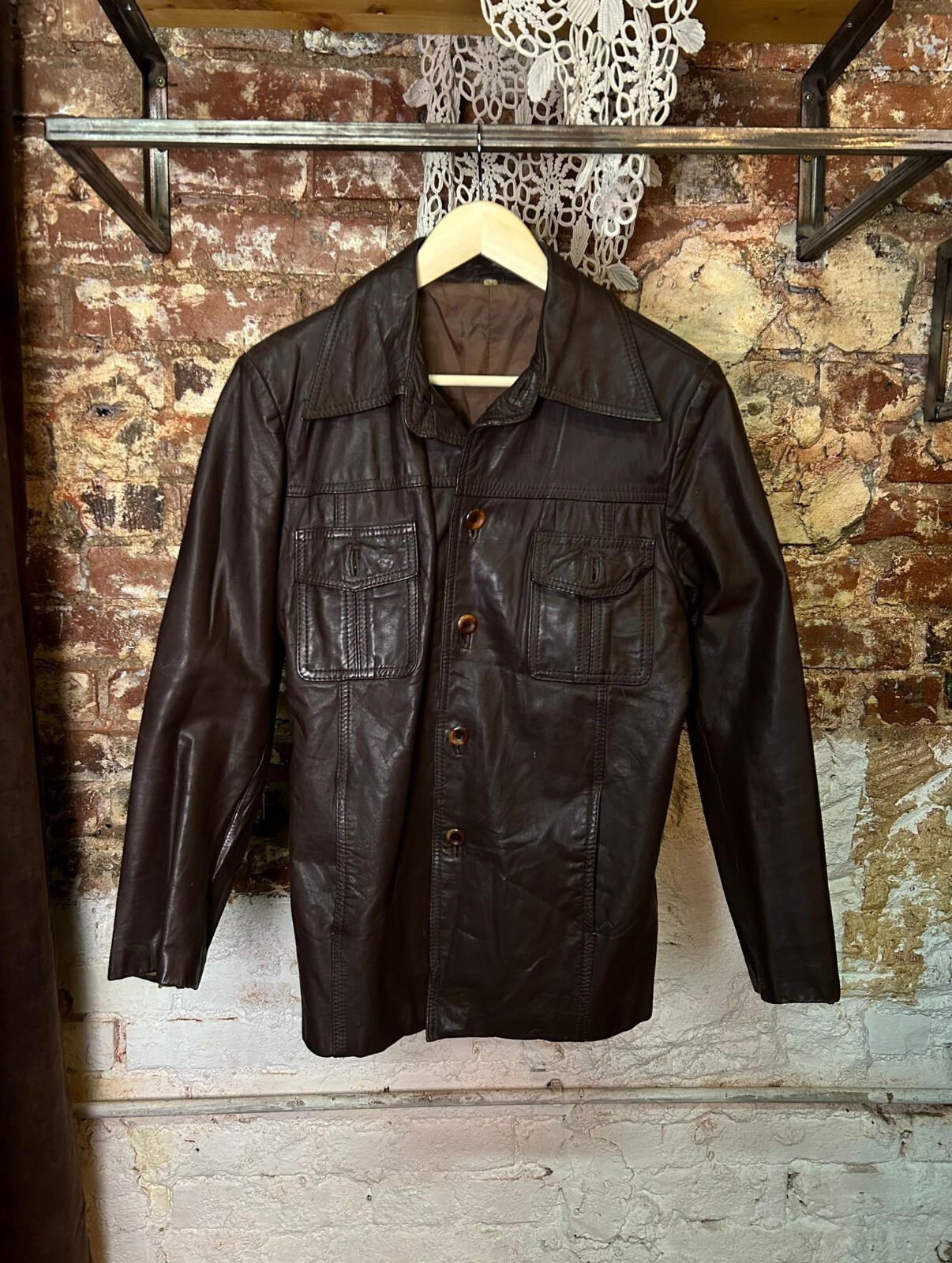 Vintage 70's leather jacket | eBay Vintage 70's leather jacket | eBay