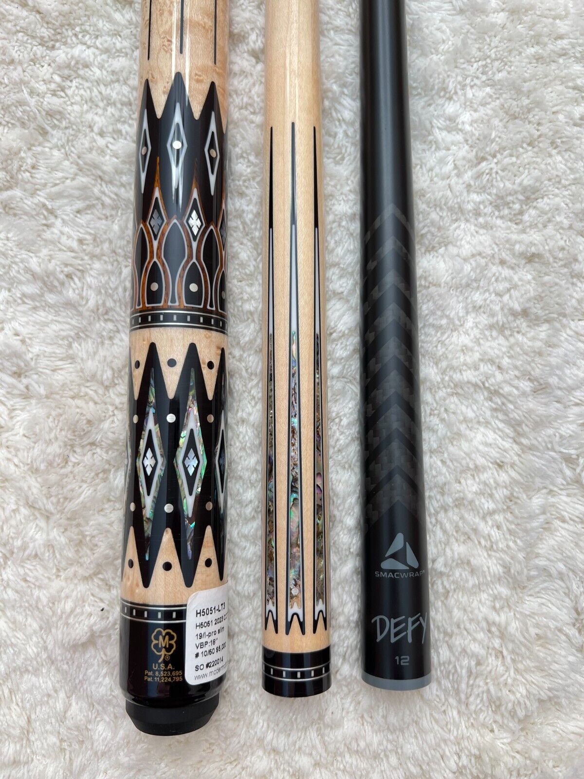 Enhanced McDermott H5051 Pool Cue w/i-Pro Slim & Defy, Cue Enhanced McDermott H5051 Pool Cue w/i-Pro Slim & Defy, Cue