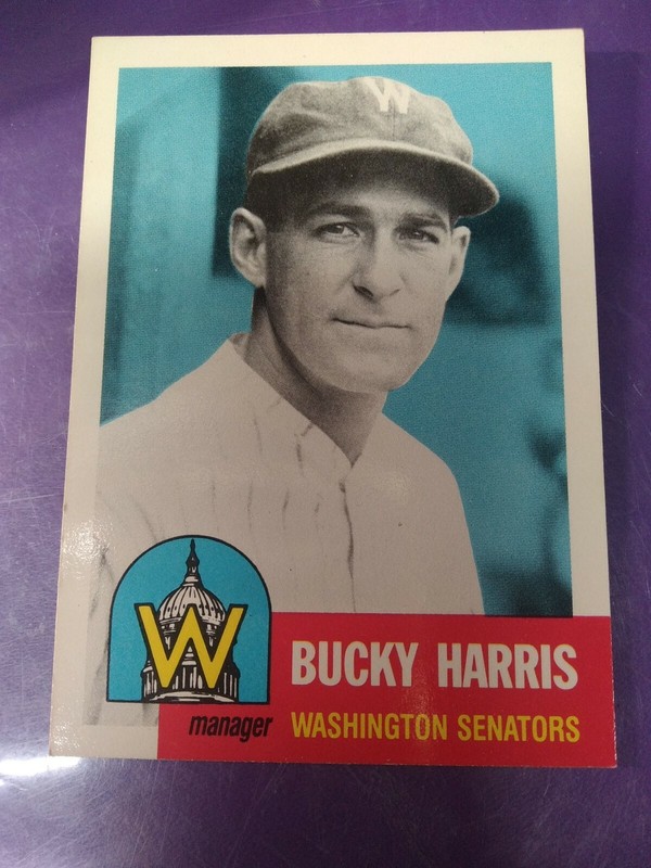 Bucky Harris Baseball Card Database - Newest Products will be shown ...