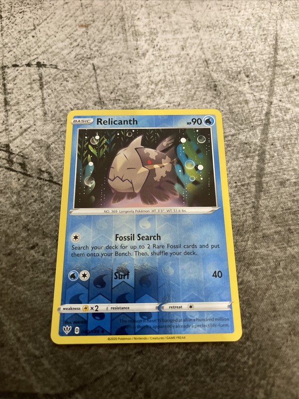 Relicanth Pokemon Cards - Find Pokemon Card Pictures With Our Database ...