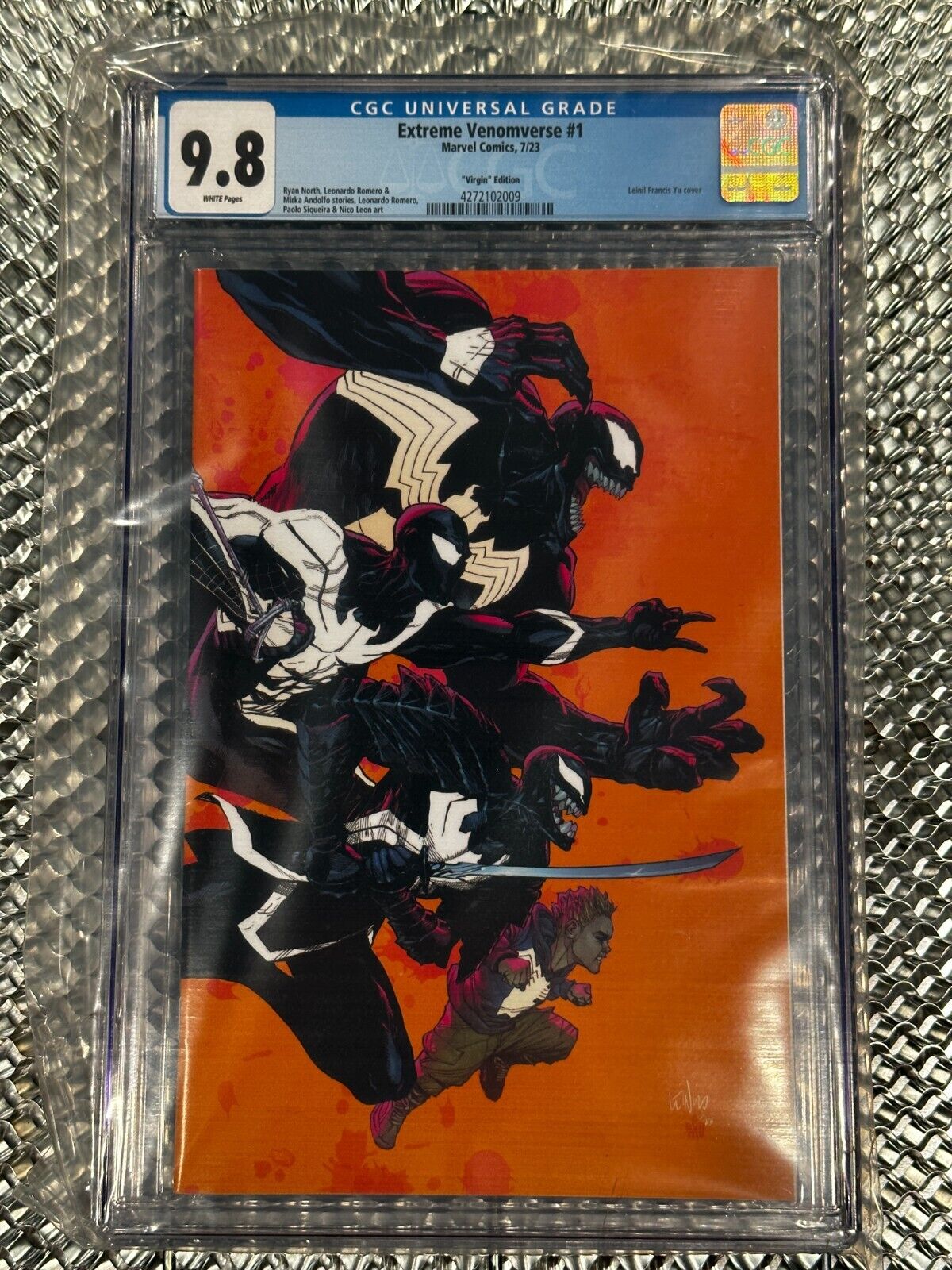 🕸️Extreme Venomverse #1🕸️CGC 9.8 MINT🕸️1:50 Yu Virgin 🕸️Extreme Venomverse #1🕸️CGC 9.8 MINT🕸️1:50 Yu Virgin