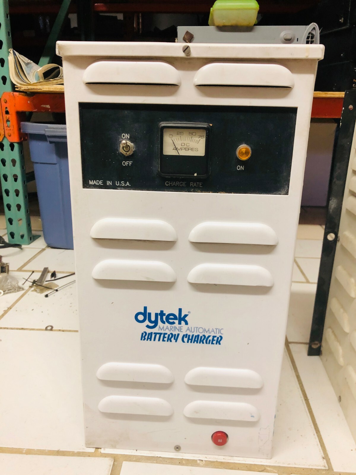 DYTEK MARINE AUTOMATIC BATTERY CHARGER,115/230 VAC SERIES, MODEL