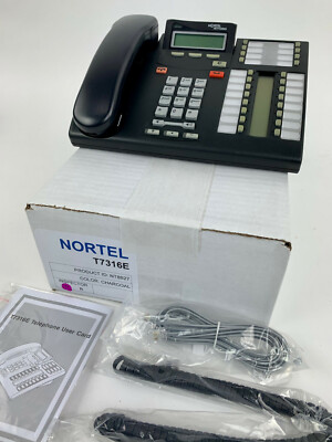 T7316E Digital Desk Phone With Display 16 Buttons Nortel Norstar T7316E ...