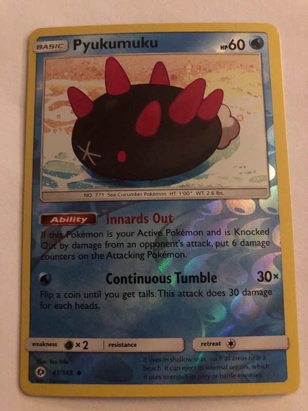 Pyukumuku Pokemon Cards - Find Pokemon Card Pictures With Our Database ...
