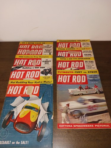 VTG 1950's Hot Rod Magazines Bundle Lot of 9! 1954, '56 & '57. HOT ROD 🔥 のeBay公認海外通販｜セカイモン