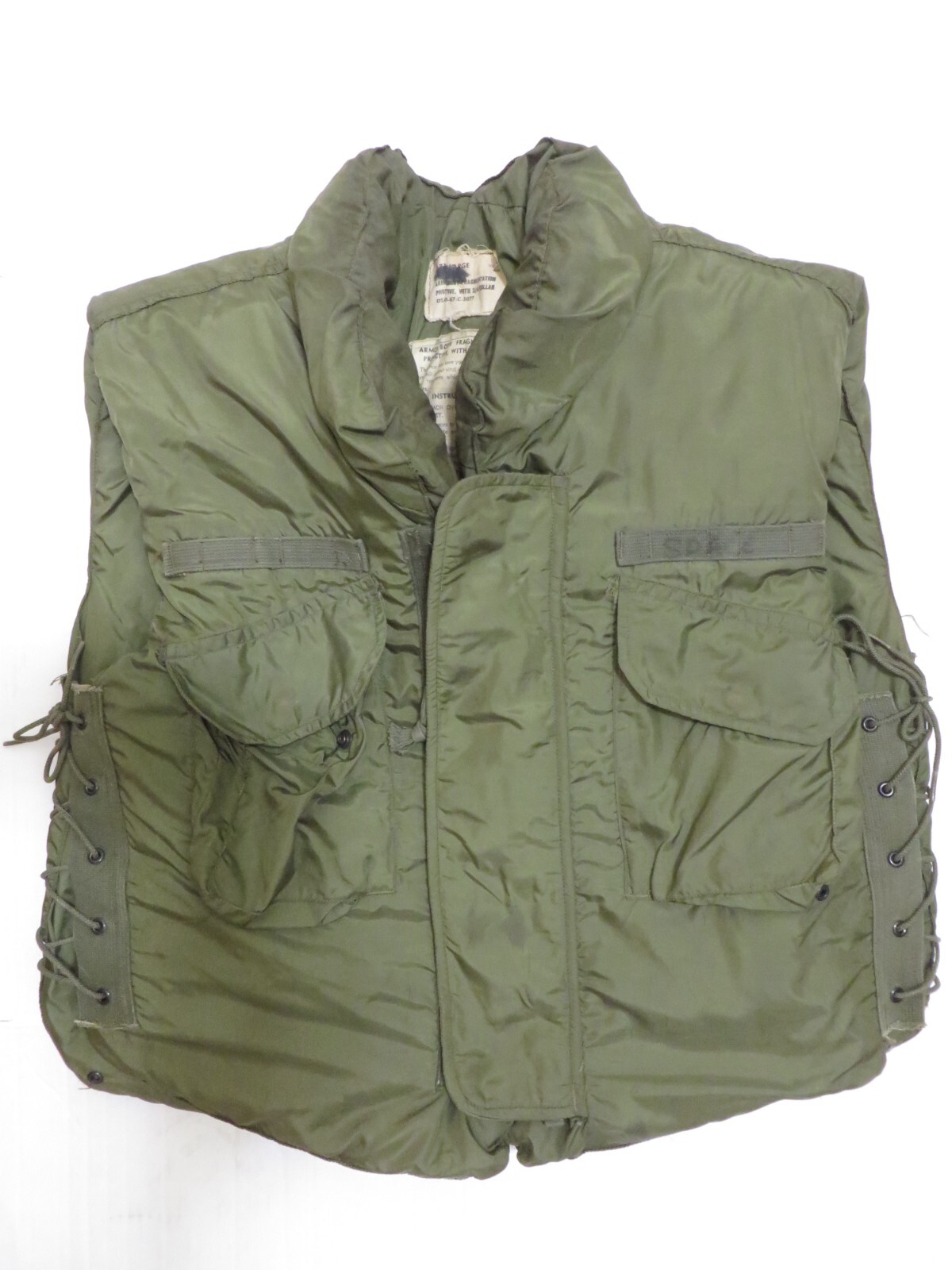 Very early 1967 dated VNM M69 US Army FLAK VEST 3/4 Collar Very early 1967 dated VNM M69 US Army FLAK VEST 3/4 Collar