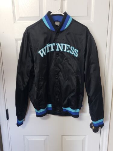 Y2K Nike LeBron James Witness Satin Bomber Track Jacket Y2K Nike LeBron James Witness Satin Bomber Track Jacket