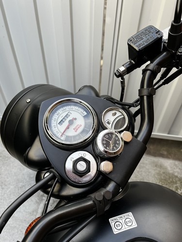 New British Made Smooth Royal Enfield ® Stem Nut Clock | eBay UK