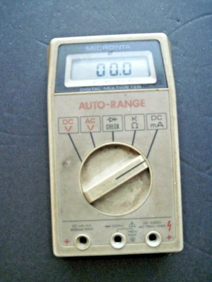 Multimeters - Micronta Lcd Digital Multimeter
