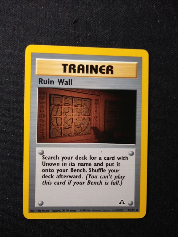 Ruin Wall Pokemon Cards - Find Pokemon Card Pictures With Our Database ...
