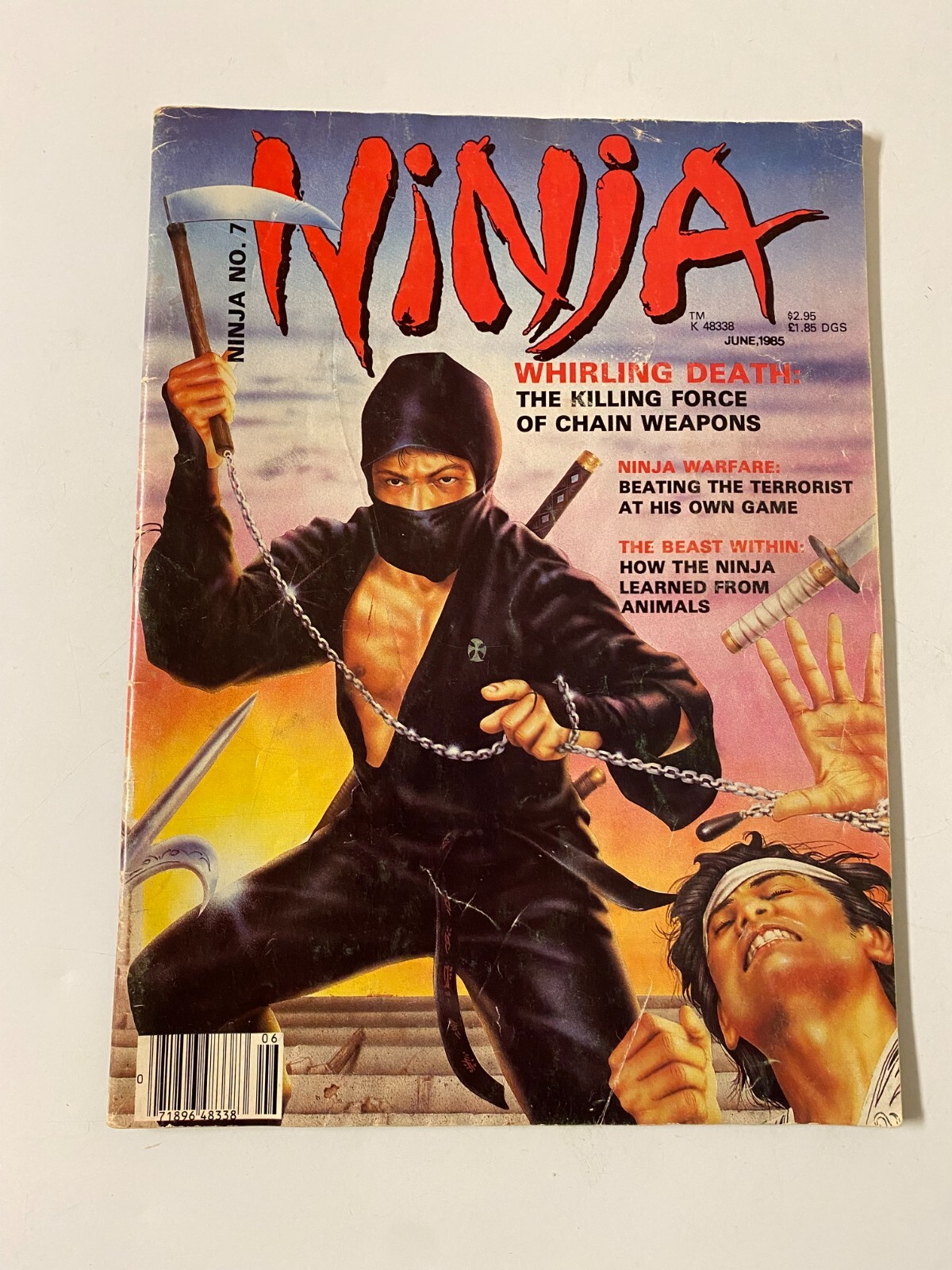 Vintage Original NINJA Magazine June 1985 #7 W/ Centerfold PosterのeBay ...