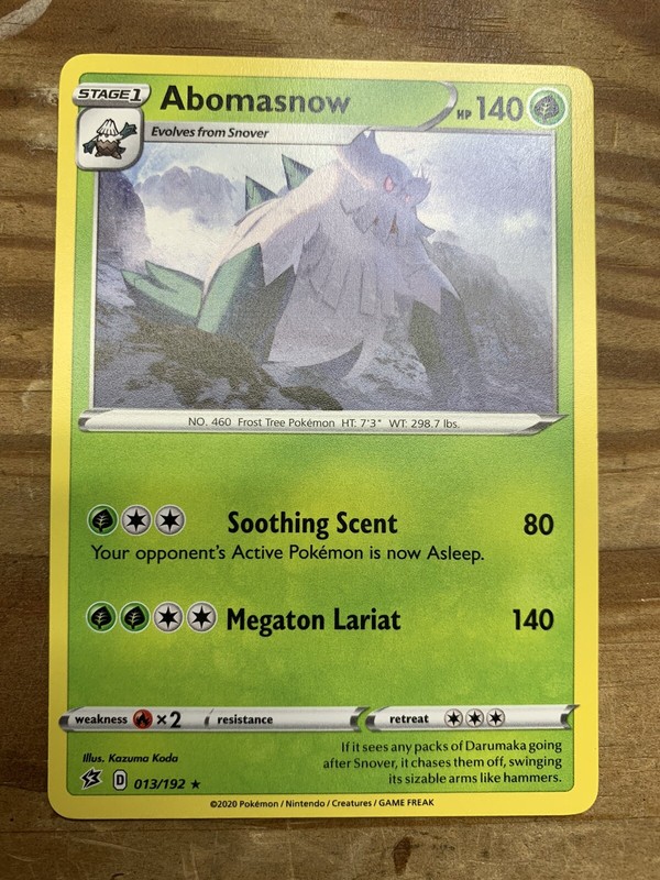 Abomasnow Pokemon Cards - Find Pokemon Card Pictures With Our Database ...