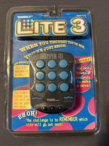 Rare Vintage Sealed Tiger Electronics Lite 3 Handheld Game Rare Vintage Sealed Tiger Electronics Lite 3 Handheld Game