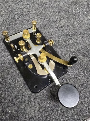 J-38 MILITARY MORSE CODE STRAIGHT TELEGRAPH KEY, VINTAGE, EXCELLENT ...