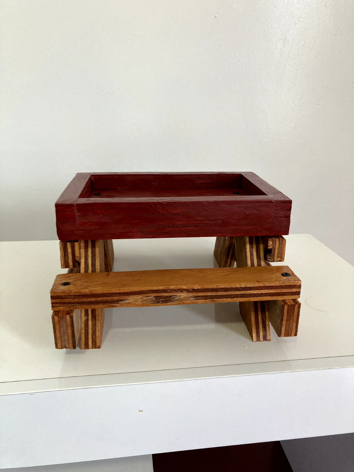 Chicken Squirrel Bird Rabbit Picnic Table Feeder