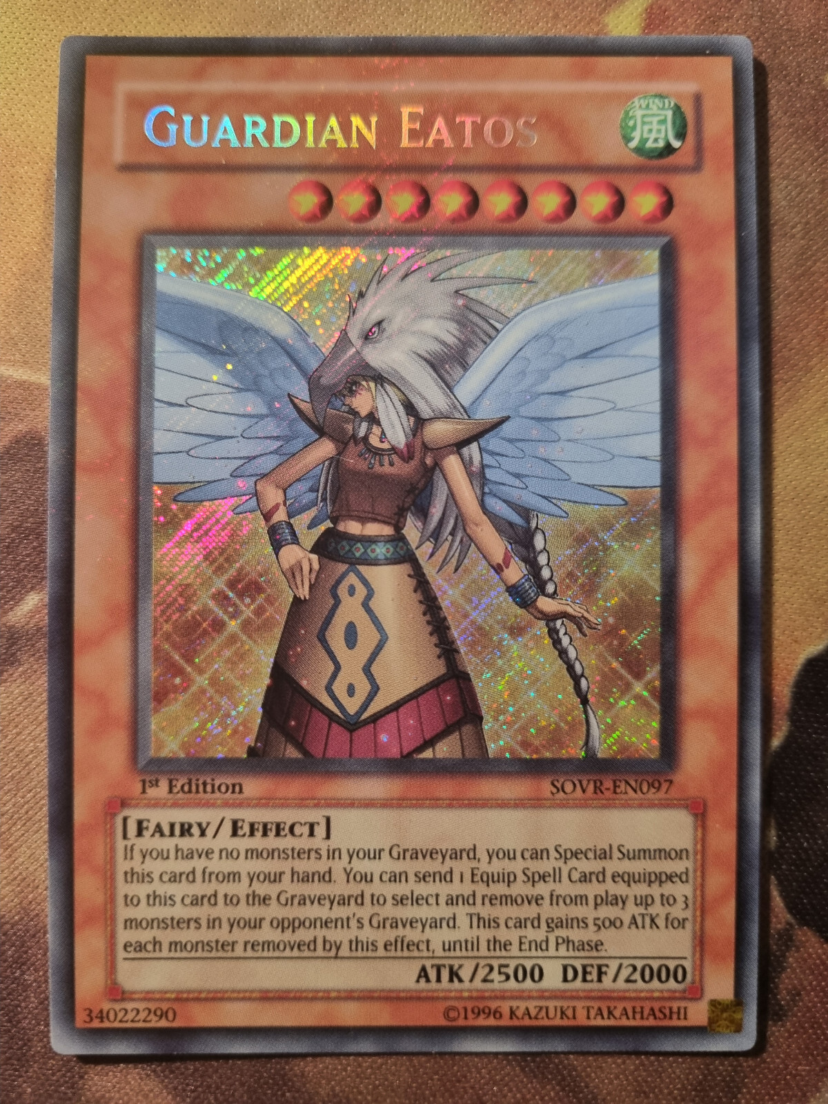 SOVR-EN097 Guardian Eatos (Secret Rare) 1st Edition YuGiOhのeBay公認海外通販｜セカイモン