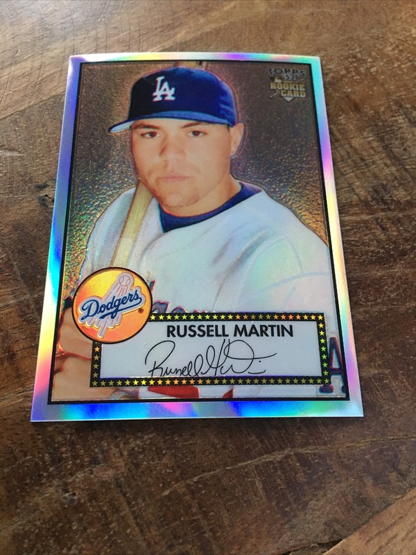 Russell Martin Baseball Card Database - Newest Products will be shown ...