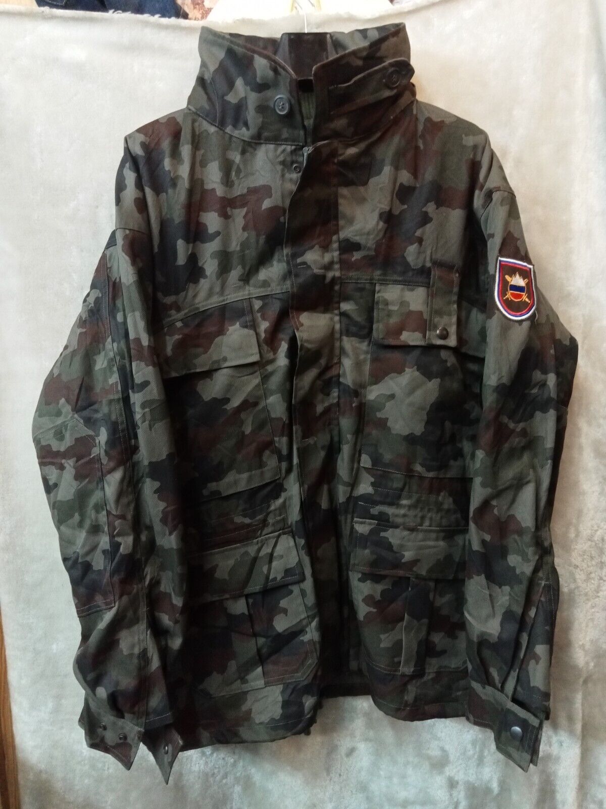 Slovenian M91 Oakleaf Slovenia Patched Camo Camouflage With Slovenian M91 Oakleaf Slovenia Patched Camo Camouflage With