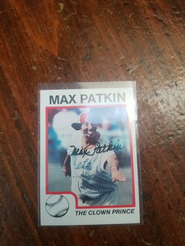 Max Patkin Baseball Card Database - Newest Products will be shown first ...