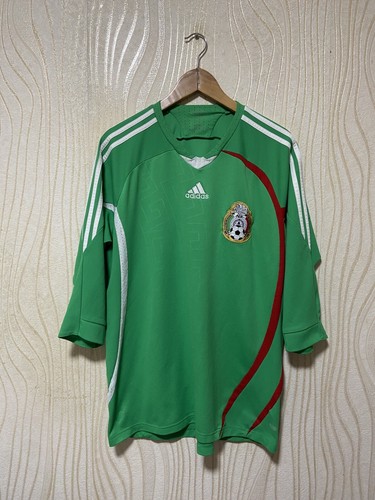 MEXICO 2008 2009 HOME FOOTBALL SHIRT SOCCER JERSEY ADIDAS MEXICO 2008 2009 HOME FOOTBALL SHIRT SOCCER JERSEY ADIDAS