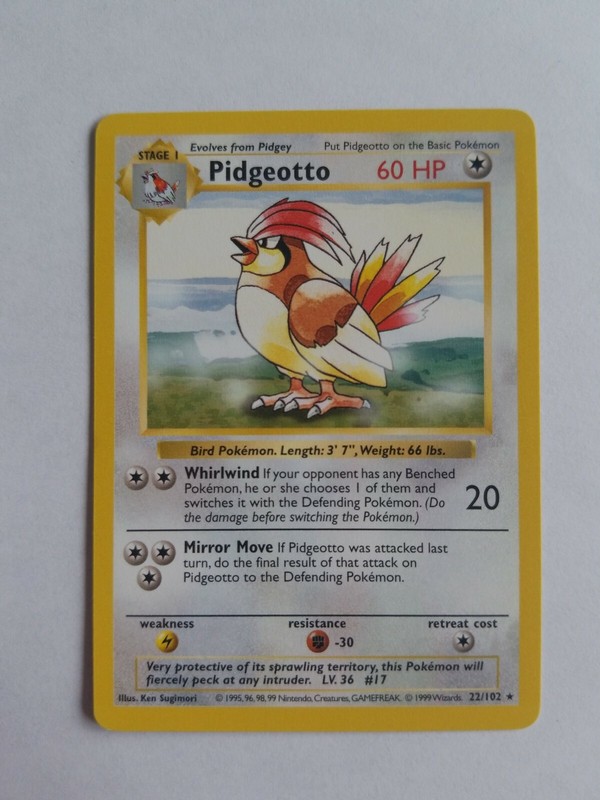 Pidgeotto Pokemon Cards - Find Pokemon Card Pictures With Our Database ...