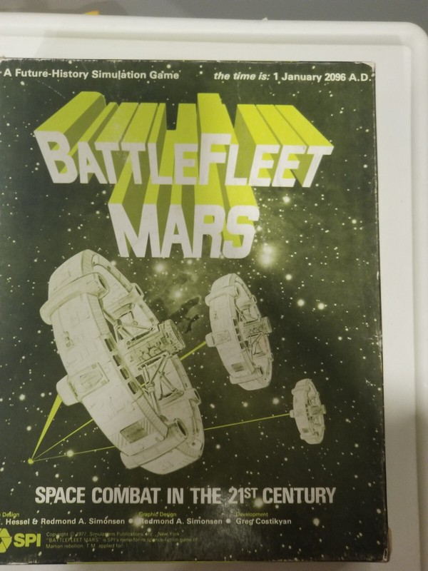 BattleFleet Mars: Space Combat in the 21st Century (1977) Board Game ...