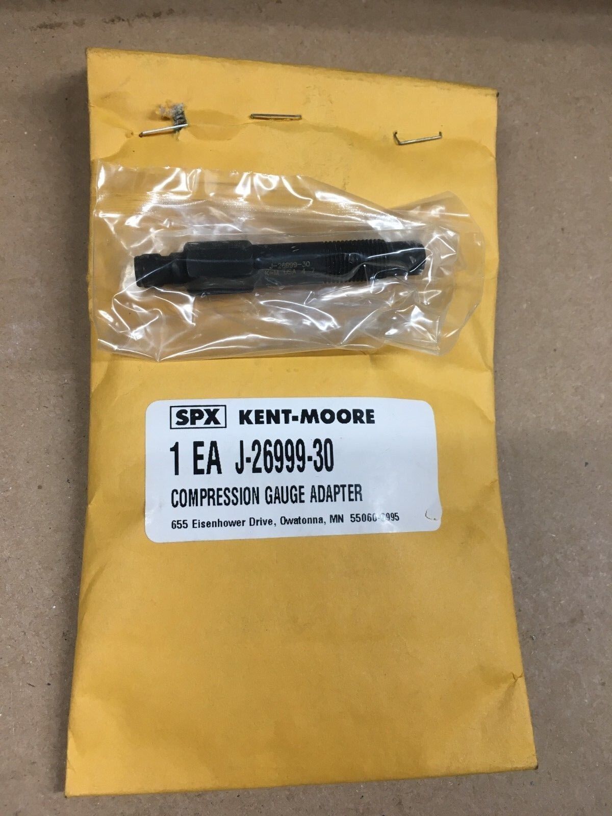 KENT MOORE J-26999-30 6.5L Compression Gauge Adapter NEW | eBay KENT MOORE J-26999-30 6.5L Compression Gauge Adapter NEW | eBay
