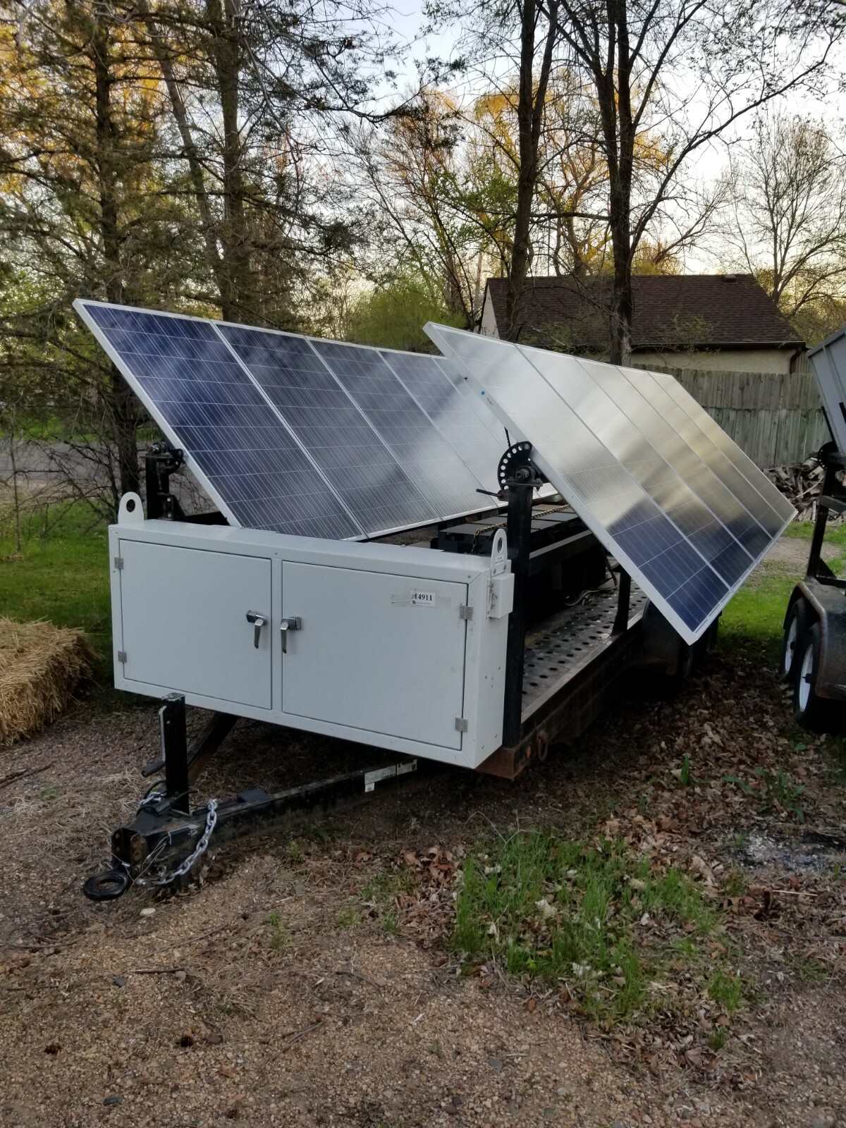 Solar Generator with batteries on trailer - grid-tie or off-grid, 2.5kW ...