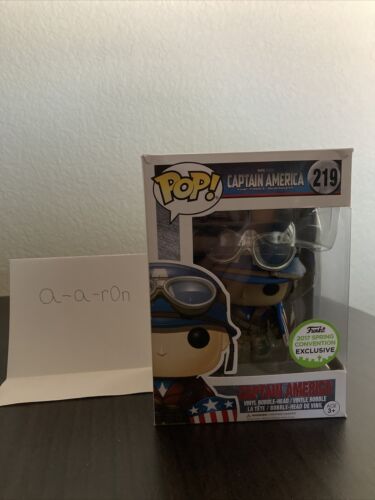 Funko Pop!- Captain America #219 Spring Convention Exclusive Funko Pop!- Captain America #219 Spring Convention Exclusive
