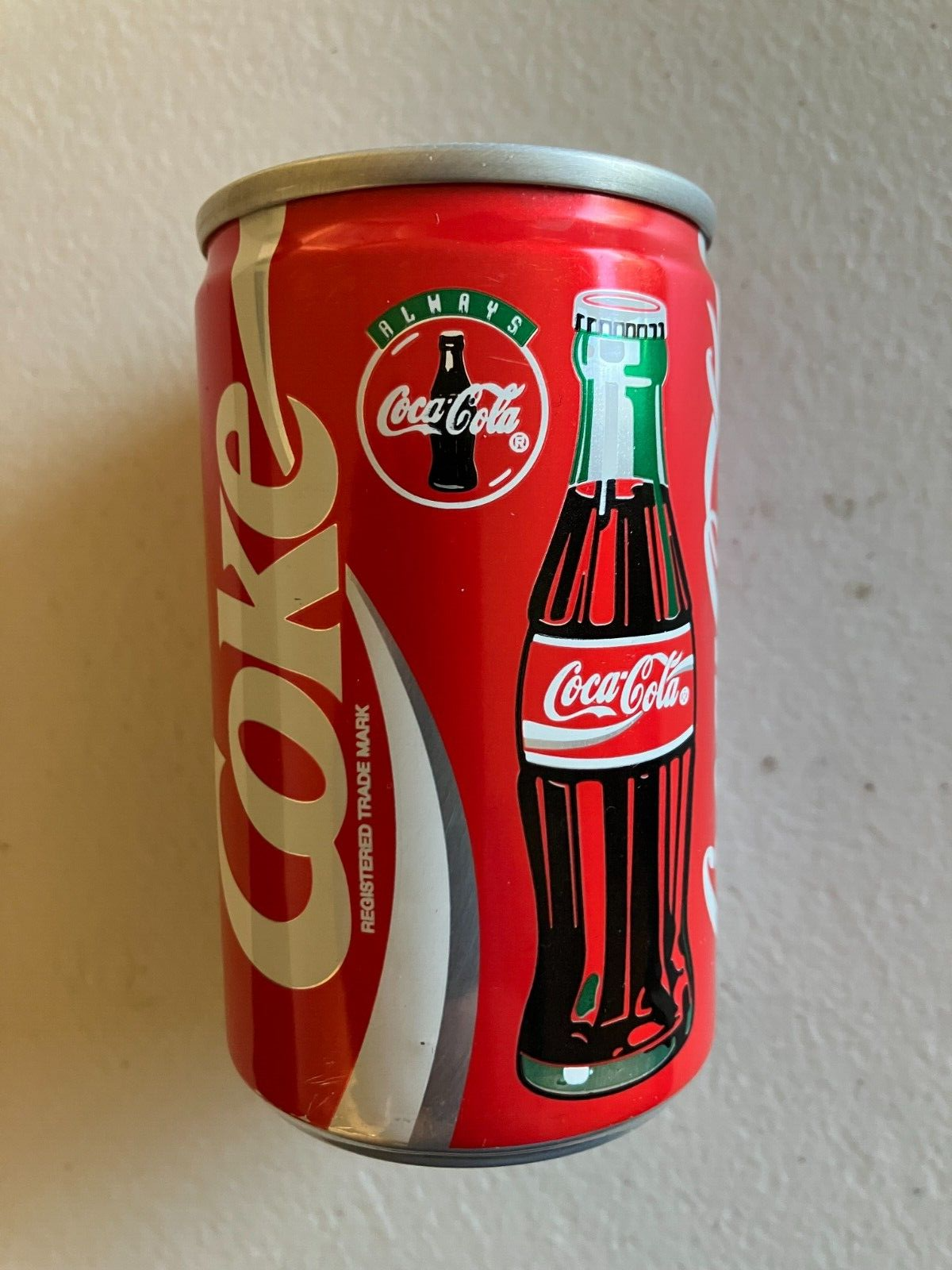 Vintage 1990's Coca Cola UK Mainland Only Mini Can Coke Can Vintage 1990's Coca Cola UK Mainland Only Mini Can Coke Can