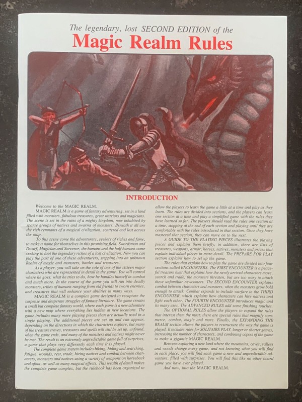 Magic Realm (1979) – Board Game Guys