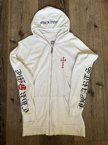 Vintage Chrome Hearts x Rolling Stones Collab Zip Up Hoodie Vintage Chrome Hearts x Rolling Stones Collab Zip Up Hoodie