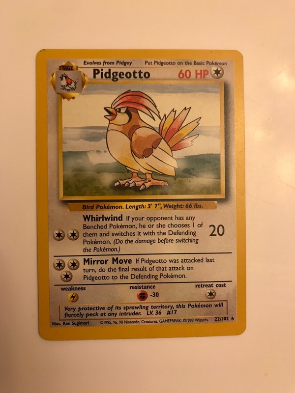 Pidgeotto Pokemon Cards - Find Pokemon Card Pictures With Our Database ...