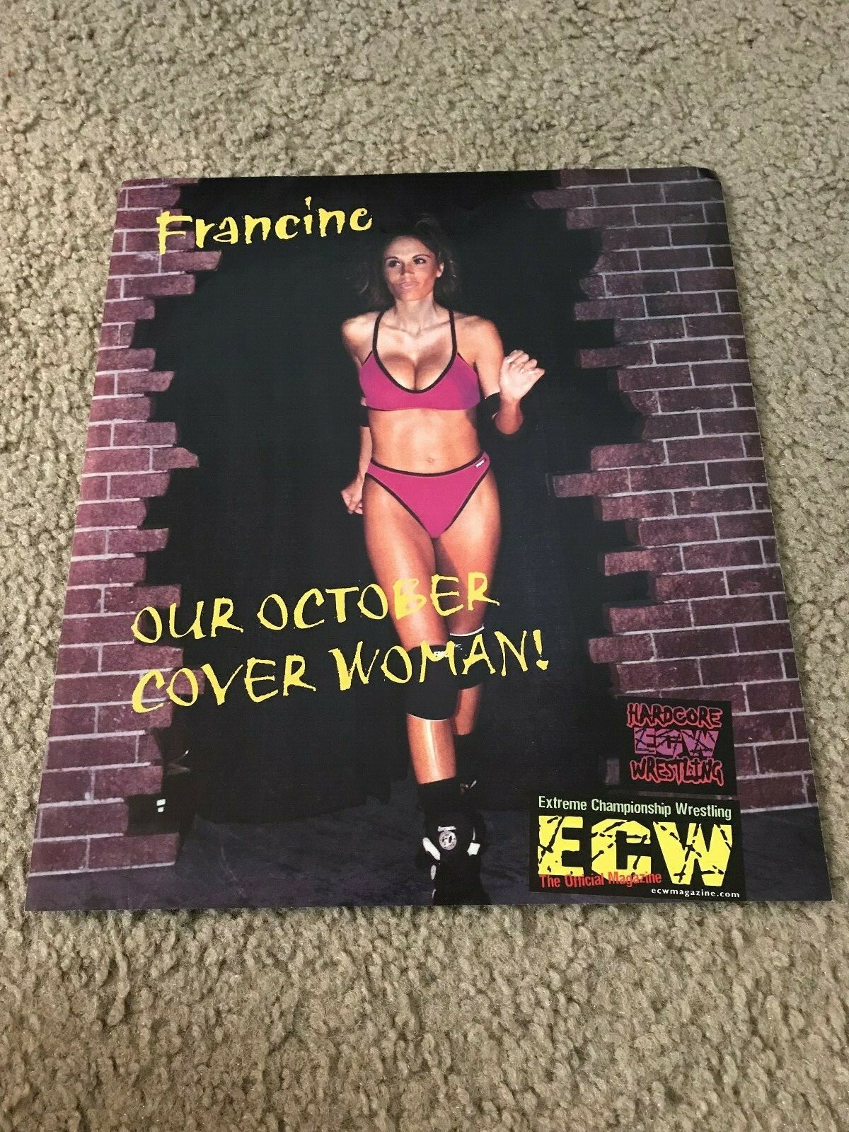 Vintage FRANCINE ECW Wrestling Pinup Photo #2 1990s EXTREME HARDCORE DIVA RAREのeBay公認海外通販｜セカイモン