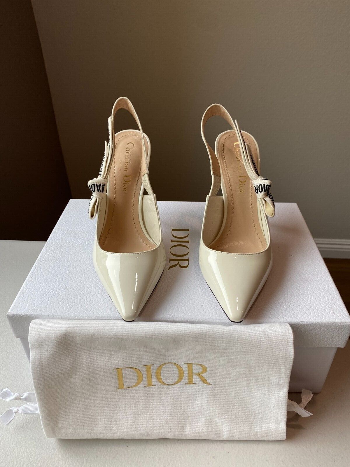 NEW DIOR SLINGBACK PUMP OFF WHITE | eBay NEW DIOR SLINGBACK PUMP OFF WHITE | eBay