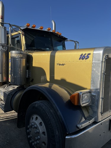 Stainless Peterbilt Emblem logos side, front of hood (Sold by the Piece ...