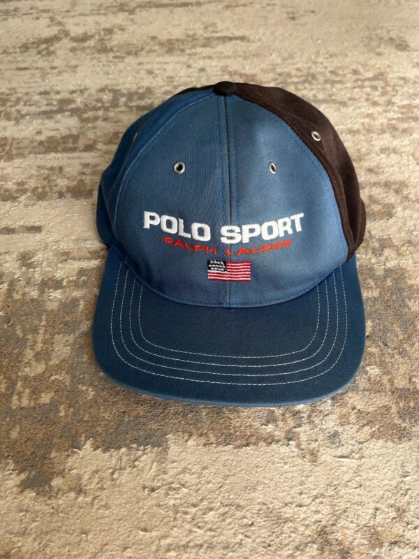 OG Ralph Lauren Polo Sport 1990s Cap Hat Adjustable One Size OG Ralph Lauren Polo Sport 1990s Cap Hat Adjustable One Size